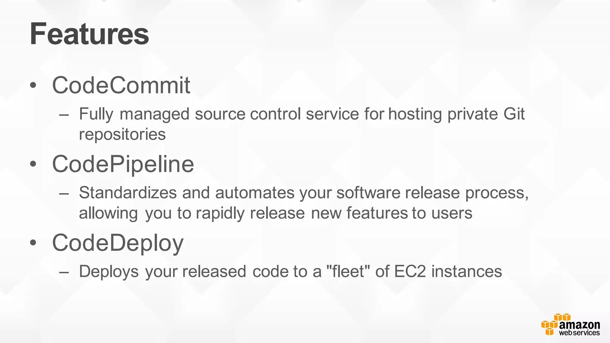 Accelerating DevOps Pipelines with AWS | PPT