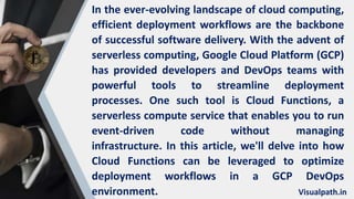 DevOps On Google Cloud Platform Online Training.pptx