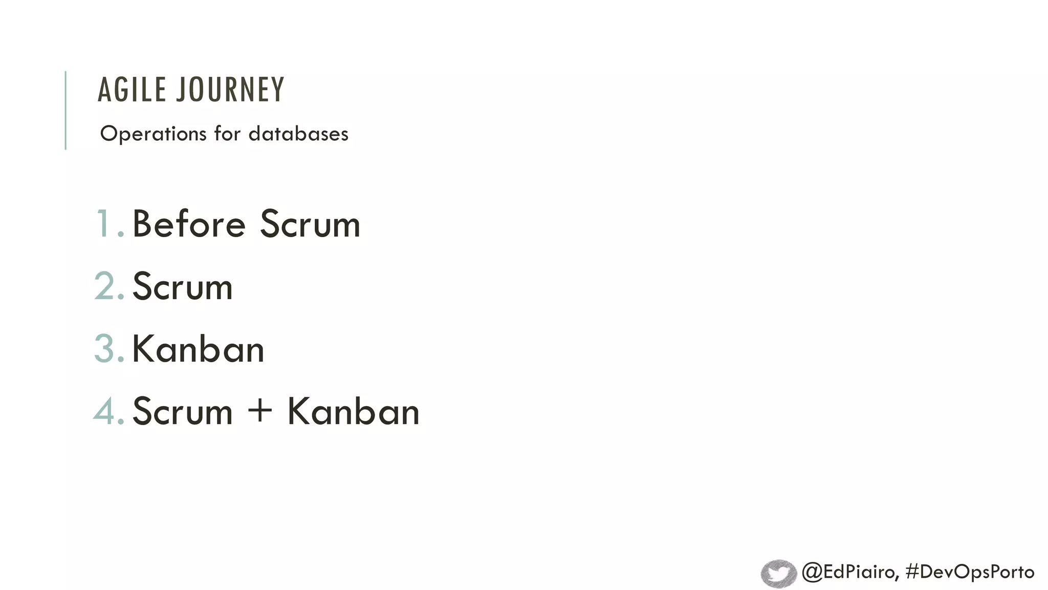 Operations for databases: the agile/devops journey | PPT
