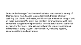 DevOps Consulting Services | Azure and AWS DevOps | USA | PPTX | Cloud Computing | Internet