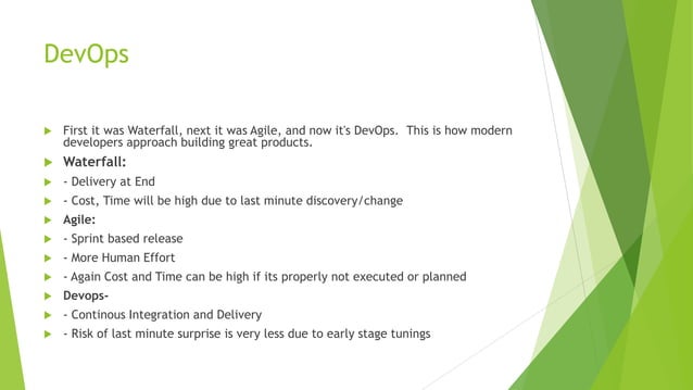 Devops Continuous Integration And Continuous Development Ppt