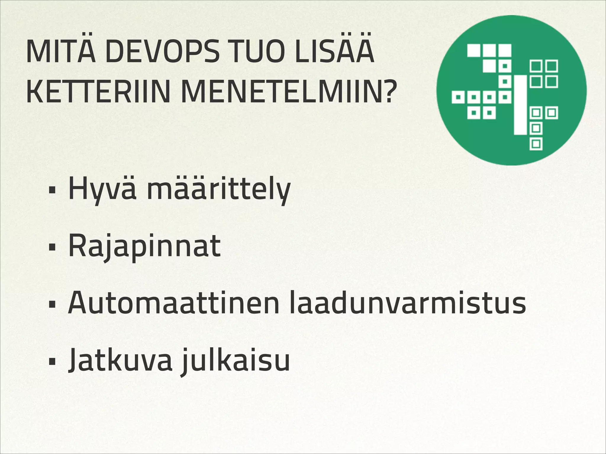 DevOps - puuttuva pala | PDF