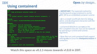 Diving Through The Layers: Investigating runc, containerd, and the Docker engine architecture | PPT