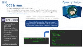 Diving Through The Layers: Investigating runc, containerd, and the Docker engine architecture | PPT
