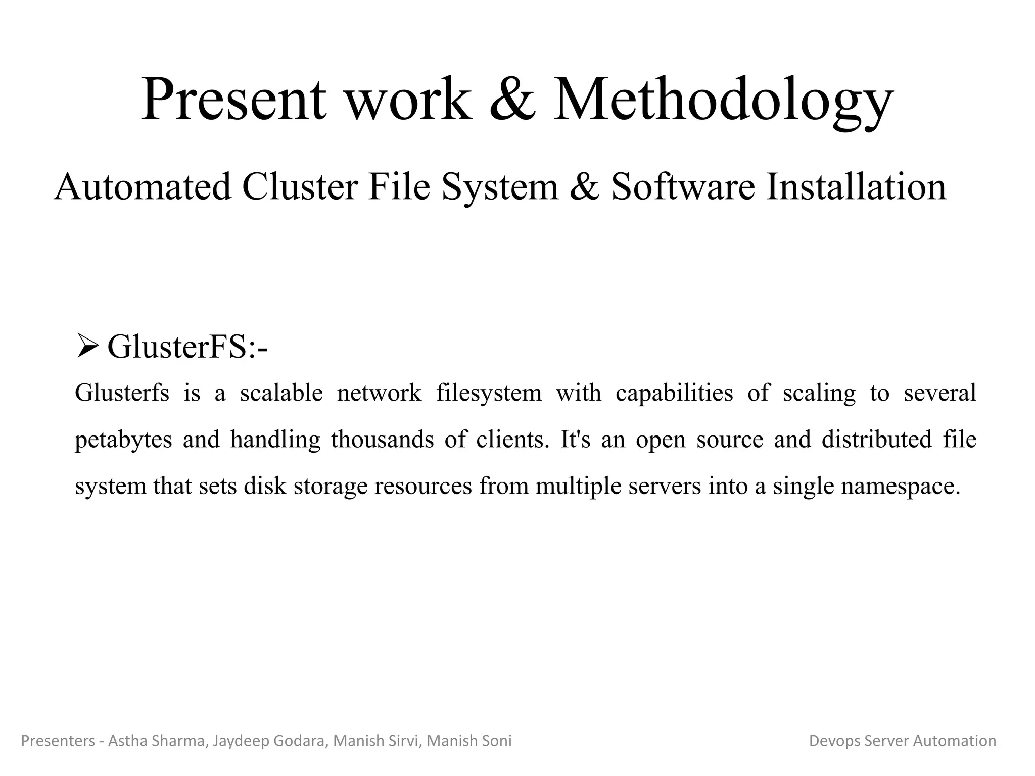 DevOps server automation | PPTX | Cloud Computing | Internet