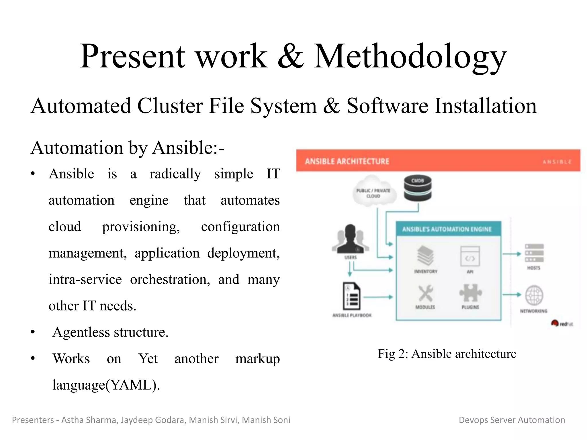 DevOps server automation | PPTX | Cloud Computing | Internet