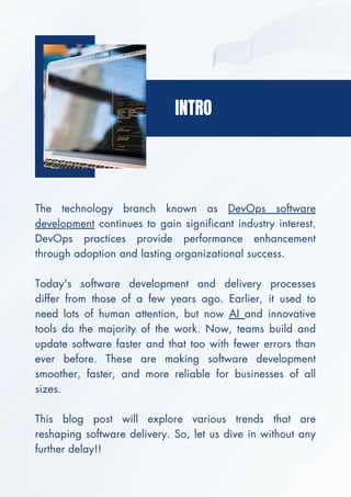 DevOps Services 2025 Pioneering Trends Redefining Software Delivery | PDF