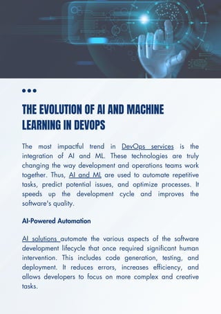 DevOps Services 2025 Pioneering Trends Redefining Software Delivery | PDF