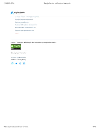 DevOps Consulting Services | PDF