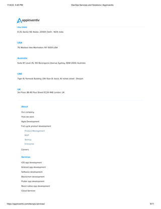 DevOps Consulting Services | PDF