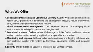 DevOps Services by Surekha Technologies. | PPTX