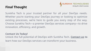 DevOps Services by Surekha Technologies. | PPTX