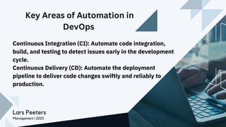 Role of automation in DevOps processes | DevOps Services Providers | PPT