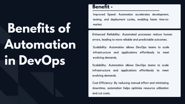 Role of automation in DevOps processes | DevOps Services Providers | PPT