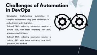 Role of automation in DevOps processes | DevOps Services Providers | PPT