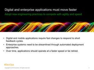 Accenture DevOps: Delivering applications at the pace of business | PPTX
