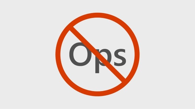 NoOps != No Operations