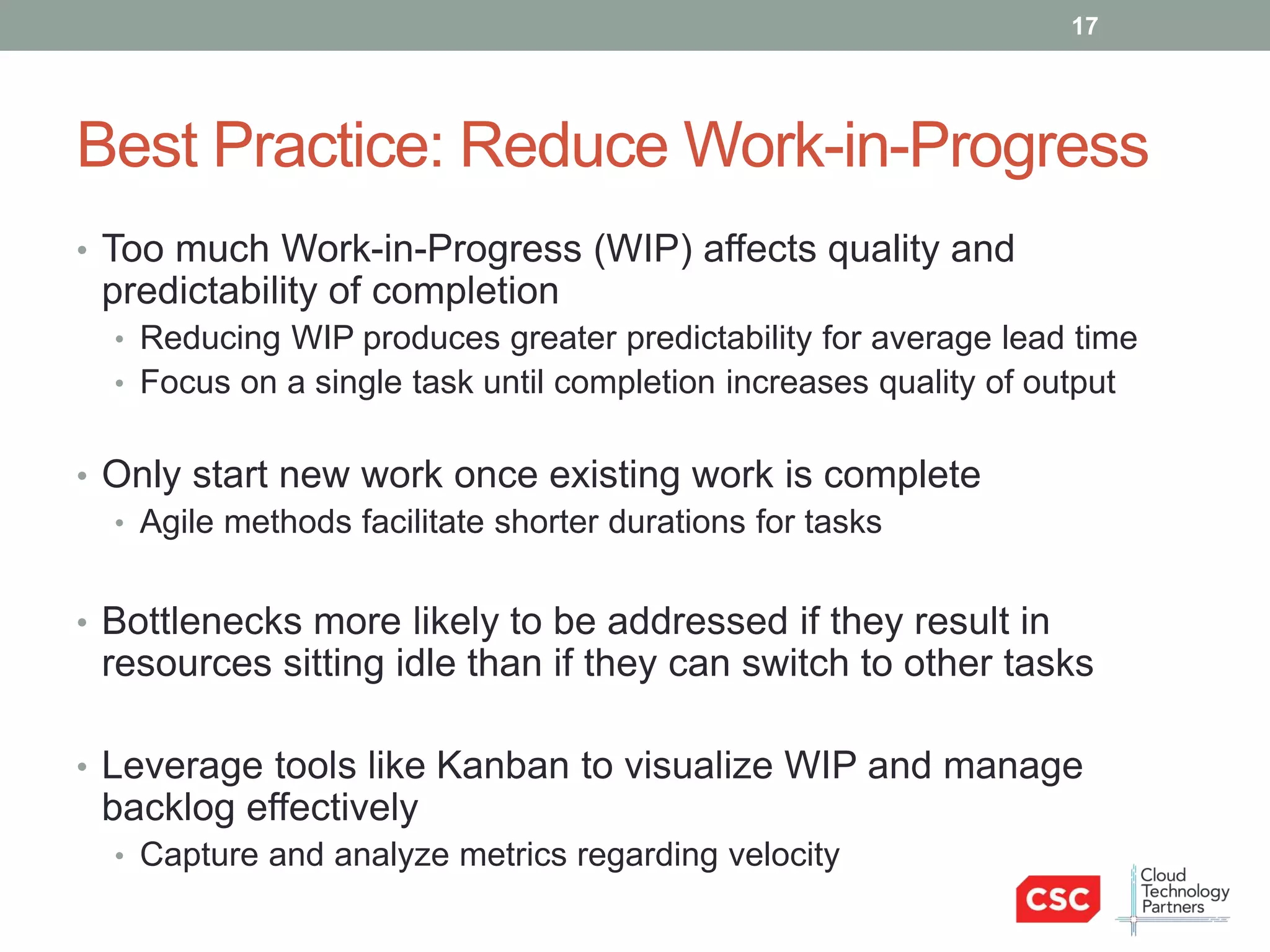Top Devops bottlenecks, constraints and best practices | PPTX