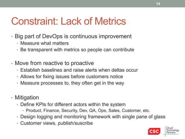 Top Devops bottlenecks, constraints and best practices | PPTX