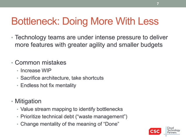 Top Devops bottlenecks, constraints and best practices | PPTX