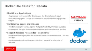 DevOps Supercharged with Docker on Exadata | PDF | Operating Systems | Computer Software and ...