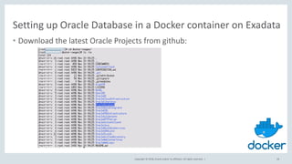 DevOps Supercharged with Docker on Exadata | PDF | Operating Systems | Computer Software and ...