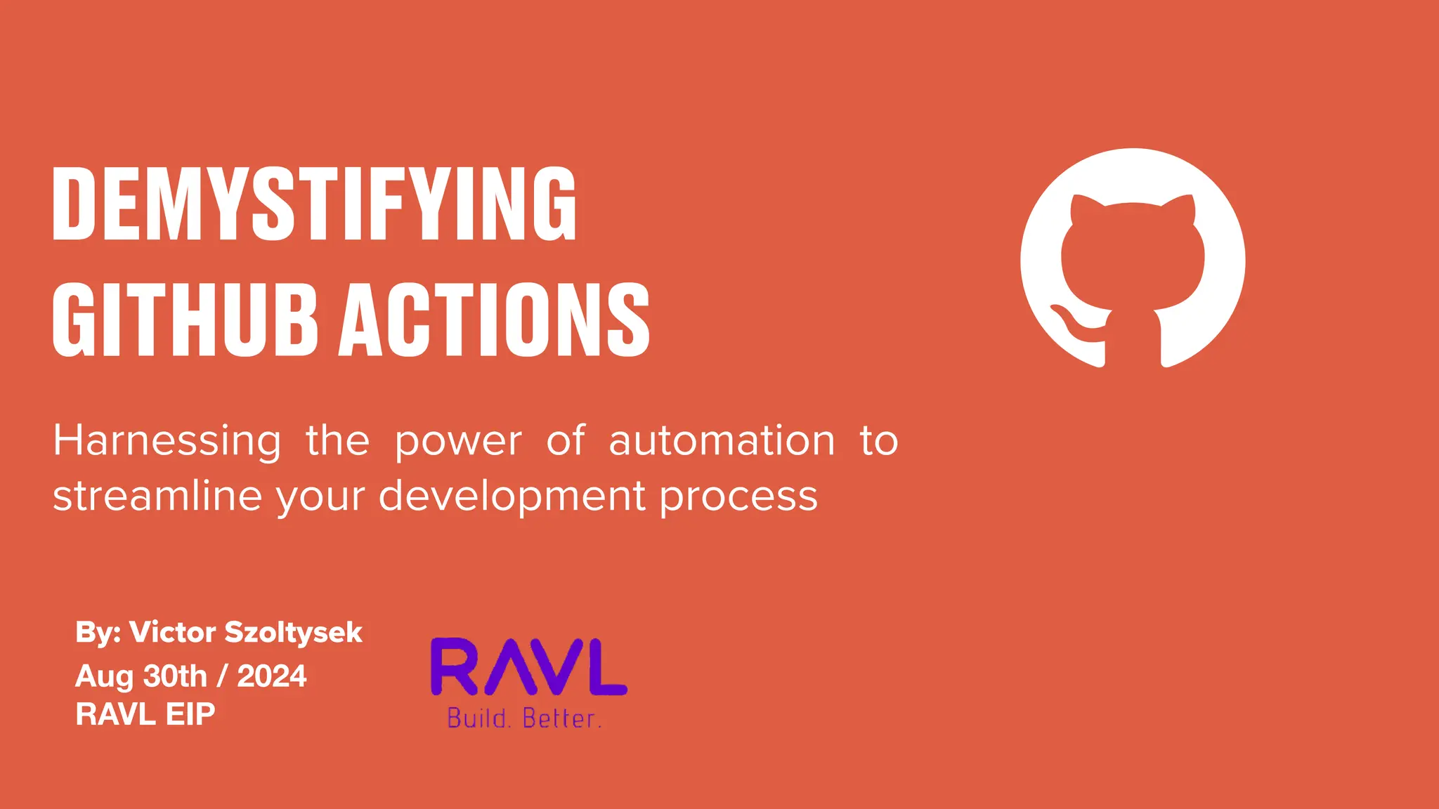Demystifying GitHub Actions - Harnessing the power of automation to ...
