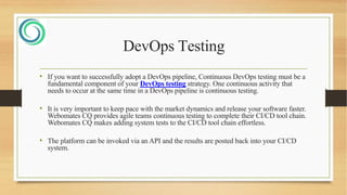 DevOps Testing | PPT