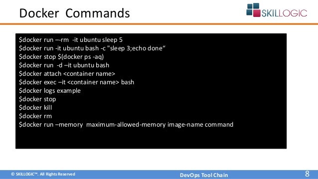 DevOps Tool Chain Docker Training LVS Session 3