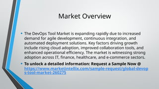 DevOps Tool Market: Driving Agile Development and IT Automation Growth | PPTX