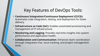 DevOps Tool Market: Driving Agile Development and IT Automation Growth | PPTX