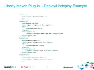 Dev ops tools and was liberty profile | PPT