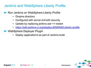 Dev ops tools and was liberty profile | PPT