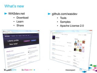 Dev ops tools and was liberty profile | PPT