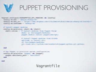 DevOps tools for everyone - Vagrant, Puppet and Webmin | PPT