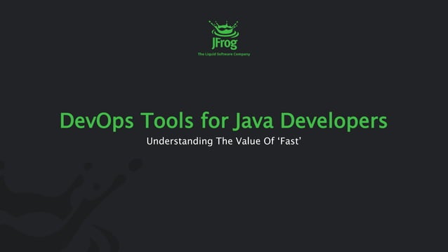 DevOps Tools for Java Developers | PPT