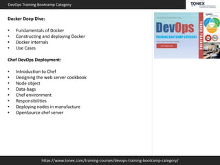 DevOps Training Bootcamp : Tonex Training | PPT