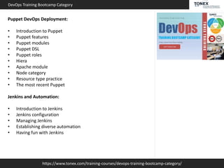 DevOps Training Bootcamp : Tonex Training | PPT