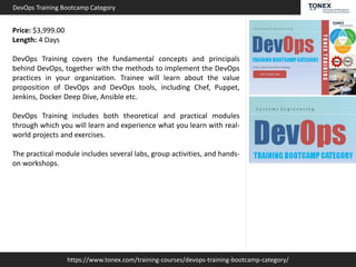 DevOps Training Bootcamp : Tonex Training | PPT