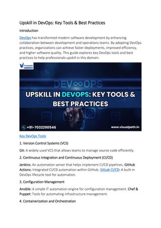DevOps Training Institute in Hyderabad | Visualpath.pdf