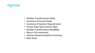 DevOps Transformation Solution Recommendation.pptx | Web Development | Internet