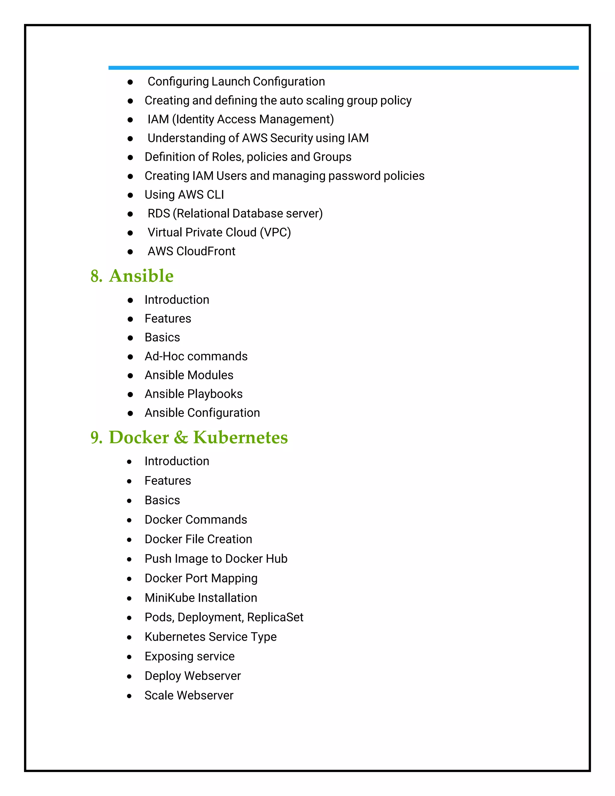 DevOps Course in Hyderabad | PDF