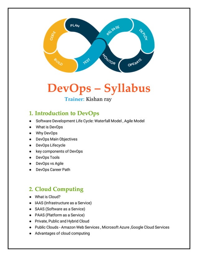 DevOps Course in Hyderabad | PDF