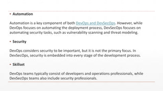 DevOps vs. DevSecOps: Understanding the Differences | PPT