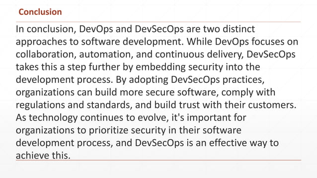 DevOps vs. DevSecOps: Understanding the Differences | PPT
