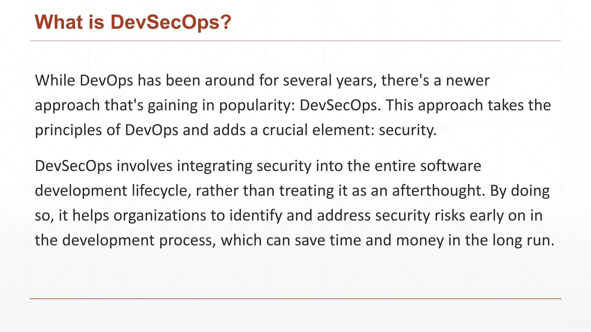 DevOps vs DevSecOps: Understanding the Differences and Why Security Matters | PPTX | Web ...