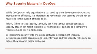 DevOps vs DevSecOps: Understanding the Differences and Why Security Matters | PPTX | Web ...