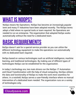 Dev ops vs noops vs finops | PDF