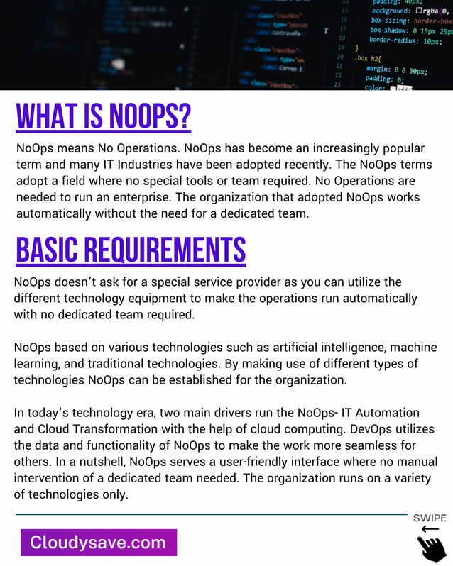 Dev ops vs noops vs finops | PDF