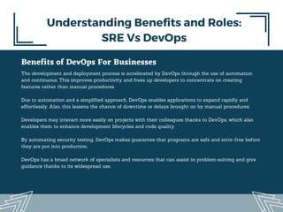DevOps Vs SRE Major Differences That You Need To Know - Hidden Brains Infotech | PDF | Web ...